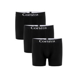 Cortera Boxershorts 'Jules' Herren Gr&ouml;&szlig;e XXL schwarz / wei&szlig;