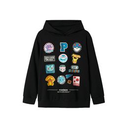 name it Sweatshirt 'NKMJimm Pokemon' Jungen Gr&ouml;&szlig;e 134/140 azur / gelb / rot / schwarz