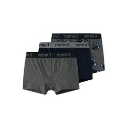 name it Boxershorts Jungen Gr&ouml;&szlig;e 158/164 dunkelblau / dunkelgrau / schwarz / wei&szlig;
