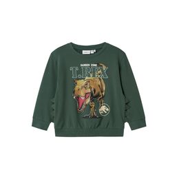 name it Sweatshirt 'NMMJaba Jurassic Park' Jungen Gr&ouml;&szlig;e 116 oliv / dunkelgr&uuml;n / grenadine / wei&szlig;