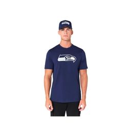 New Era Shirt 'NFL Seattle Seahawks Logo' Herren Gr&ouml;&szlig;e M navy / naturwei&szlig;