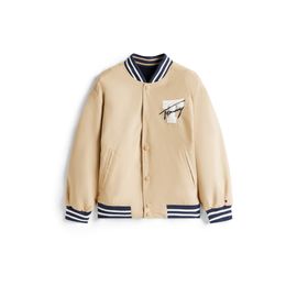 Tommy Hilfiger Jacke Jungen Gr&ouml;&szlig;e 176 beige / navy / wei&szlig;