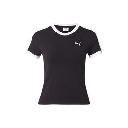 Puma T-Shirt 'T7' Damen Gr&ouml;&szlig;e L schwarz / wei&szlig;