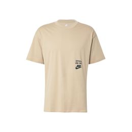 Nike Sportswear T-Shirt 'M90' Herren Gr&ouml;&szlig;e XXXL beige / schwarz