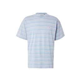 Carhartt Work In Progress Carhartt Wip T-Shirt 'Brodine' Herren Gr&ouml;&szlig;e L hellblau / pastellpink