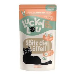 Lucky Lou Nassfutter Katze Adult Gefl&uuml;gel und Kaninchen 16x125 g