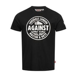 Lonsdale T-Shirt 'Against Racism' Herren Gr&ouml;&szlig;e XXXL schwarz / wei&szlig;