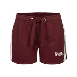 Lonsdale Shorts 'Carloway' Damen Gr&ouml;&szlig;e 38 weinrot / wei&szlig;