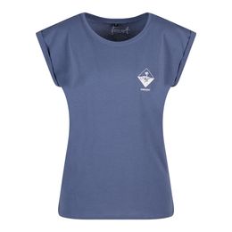 Forvert Shirt 'Pasadena' Damen Gr&ouml;&szlig;e L blau / wei&szlig;