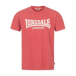 Lonsdale T-Shirt 'Stofa' Herren Gr&ouml;&szlig;e XXL rot / wei&szlig;