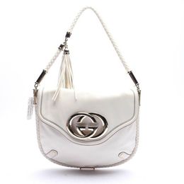 Gucci Schultertasche / Umh&auml;ngetasche Damen Gr&ouml;&szlig;e One Size Second Hand wei&szlig;