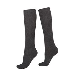 CALZEDONIA Knee High Socks female Grey size One Size