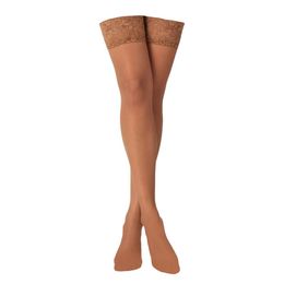 CALZEDONIA Hold-up stockings female Beige size M