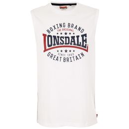 Lonsdale Top Herren Gr&ouml;&szlig;e XS rot / schwarz / wei&szlig;