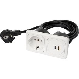 Inprojal Elektrosysteme, Steckdose, 9016-118.81 Einbau-Steckdose mit USB-C, mit USB-Ladeausgang, Power Deliver