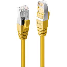 Lindy 3m Cat.6A S/FTP LSZH Netzwerkkabel Gelb (S/FTP, CAT6a, 3 m), Netzwerkkabel