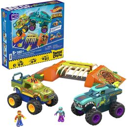 Mega Monster Trucks Mega-Wrex Knochen Crash Stuntbahn