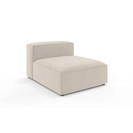 Chaiselongue Inosign "HAILY Liegesessel, Loungemöbel zum Relaxen, Maße B/T/H: 100/130/72 cm", beige (hellbeige), B:100cm H:72cm T:130cm, 100% Polyester, Sofas, als Modul oder separat verwendbar, für individuelle Zusammenstellung