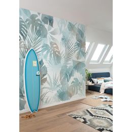 Fototapete Komar "Komar Vlies Fototapete - Frootloops Jungle - Größe 300 x 250 cm", lila (modern), H:1,04m L:2,5m, Vlies, Tapeten