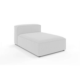 Chaiselongue Inosign "XL HAILY extra tief Loungemöbel zum Relaxen, Maße B/T/H: 100/160/72 cm", grau (hellgrau), B:100cm H:72cm T:160cm, 100% Polyester, Sofas, als Modul oder separat verwendbar, für individuelle Zusammenstellung