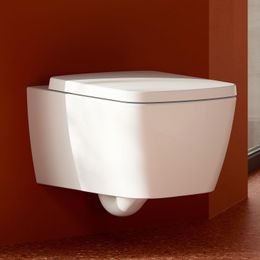 Villeroy & Boch Villeroy & Boch Subway 3.0 Tiefspül-WC spülrandlos, wandhängend, mit TwistFlush