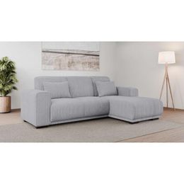 Home Affaire Ecksofa »BORNHOLM L-Form mit Recamiere, Maße B/T/H: 234/162/85 cm« Recamiere links oder rechts bestellbar, Wellenfederung, inkl. 2...