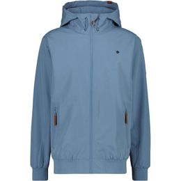 ALIFE & KICKIN Sommerjacke »Herren DonAK A« elemental blue S S Kurze Herrenübergangsjacke DonAK A von alife and kickin mit großer Gummizugkapuze