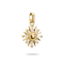 Thomas Sabo Charm Sonne »Charm Sonnenzauber mit Zirkonia - Connect, CC1246-051-14, CC1246-414-14« mit Zirkonia (synth.) gelbgoldfarben-kristallweiß...