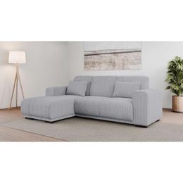 Home Affaire Ecksofa »BORNHOLM L-Form mit Recamiere, Maße B/T/H: 234/162/85 cm« Recamiere links oder rechts bestellbar, Wellenfederung, inkl. 2...