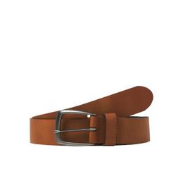 Jack & Jones Jack & Jones Herren Lederg&uuml;rtel &raquo;JACMICHAEL LEATHER BELT SN&laquo; braun