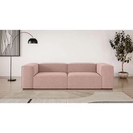 Inosign Big-Sofa »HAILY Modularsofa, Maße B/T/H: 260/100/72 cm« als Modul oder separat verwendbar, für individuelle Zusammenstellung coral