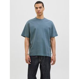 Jack & Jones JACK & JONES Rundhalsshirt »JJEURBAN EDGE TEE SS O-NECK NOOS« mit Rundhalsausschnitt Stormy Weather M M Herren-T-Shirt von Jack & Jones