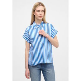 Eterna Hemdbluse &raquo;LOOSE FIT&laquo; blau 44 44 Hemd-Kragen