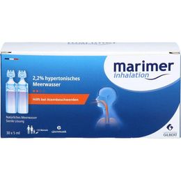 Glenmark Marimer Inhalation Meerwasser hyperton.2,2% Inh.L. 150 ml