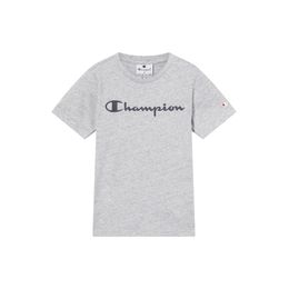 Champion Authentic Athletic Apparel T-Shirt Jungen Gr&ouml;&szlig;e 116 hellgrau / rot / schwarz / wei&szlig;