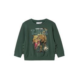 name it Sweatshirt 'NMMJaba Jurassic Park' Jungen Gr&ouml;&szlig;e 116 oliv / dunkelgr&uuml;n / grenadine / wei&szlig;