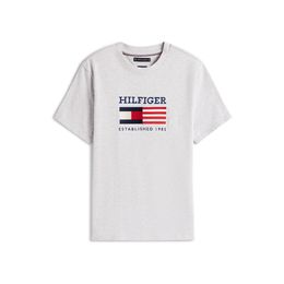 Tommy Hilfiger T-Shirt 'AMERICANA' Herren Gr&ouml;&szlig;e S navy / graumeliert / rot / offwhite