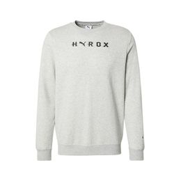 Puma Sportsweatshirt 'Puma x Hyrox' Herren Gr&ouml;&szlig;e XXL grau / schwarz / wei&szlig;