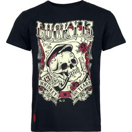 Rock Rebel by EMP Rock Rebel X Lucky 13 - T- Shirt T-Shirt schwarz in L Q225-000959 M515446