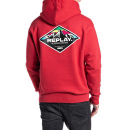 Replay Sweatshirt male Red size L