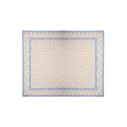 JOOP! Schal 'Alea' Damen Gr&ouml;&szlig;e One Size dunkelbeige / hellblau / wollwei&szlig;