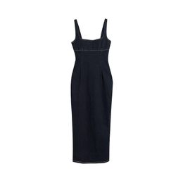 Bershka Kleid Damen Gr&ouml;&szlig;e 40 dunkelblau Winterkleid
