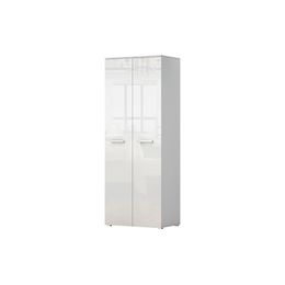 M&ouml;bel Kraft Dreht&uuml;renschrank 2-t&uuml;rig Franco wei&szlig; Ma&szlig;e (cm): B: 80 H: 199 &raquo; M&ouml;bel Kraft