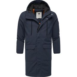 Ragwear Winter Coat 'Mr Them' male Blue size S