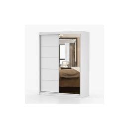 M&ouml;bel Kraft Schwebet&uuml;renschrank Vista wei&szlig; Ma&szlig;e (cm): B: 150 H: 200 &raquo; M&ouml;bel Kraft