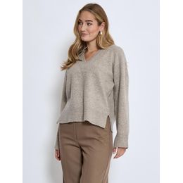 Sel by peppercorn Peppercorn Pullover 'Casey' Damen Gr&ouml;&szlig;e M beigemeliert