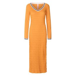 Odd Molly Kleid ' Sporty Sue ' Damen Gr&ouml;&szlig;e 34 orange / schwarz Winterkleid
