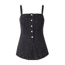 Levi's LEVI'S Top 'Tailored Bustier' Damen Gr&ouml;&szlig;e XS black denim