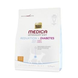 SELECT GOLD Medica Trockenfutter Katze, Adult, Reduktion+Diabetes 2,5 kg