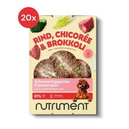 Nutriment Frischemen&uuml; Rind, Chicor&eacute;e & Brokkoli 20x400 g